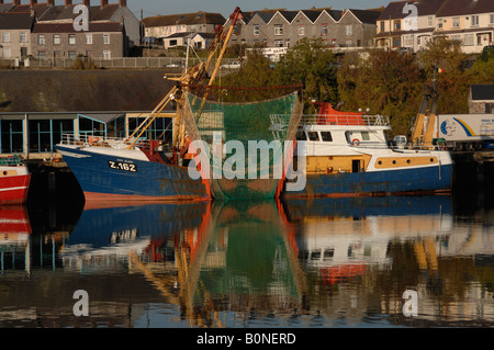 Fishing trawlers Milford Haven Docks Milford Haven Pembrokeshire Wales ...