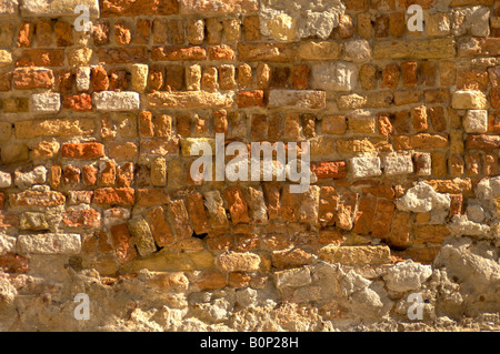 texture of an old orange brick wall Stock Photo - Alamy