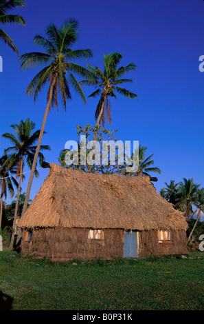 Traditional grass home Kadavu Fiji Stock Photo - Alamy
