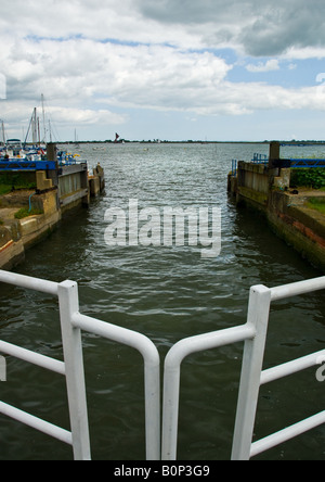 Heybridge Basin Lock Stock Photo - Alamy