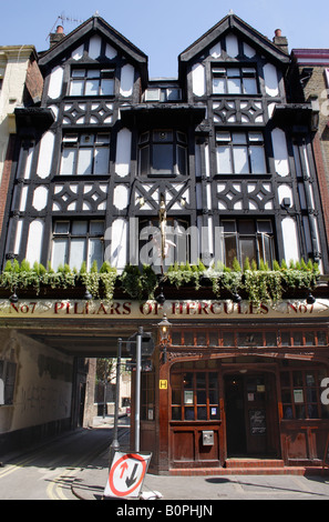 London, England, UK. Pillars of Hercules pub in Greek Street, Soho ...