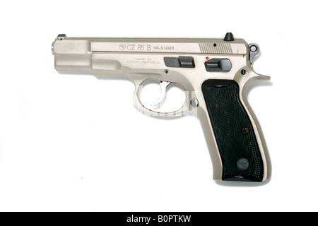 CZ 85 pistol handgun hand gun Stock Photo - Alamy