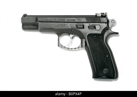 CZ 85 pistol handgun hand gun Stock Photo - Alamy