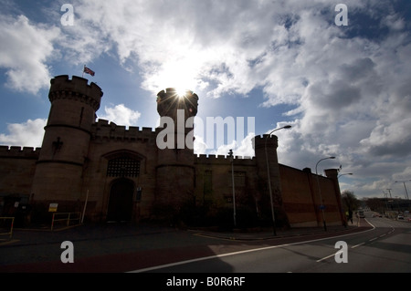 The grim outline of the castle-like grade II listed Victorian jail HMP ...