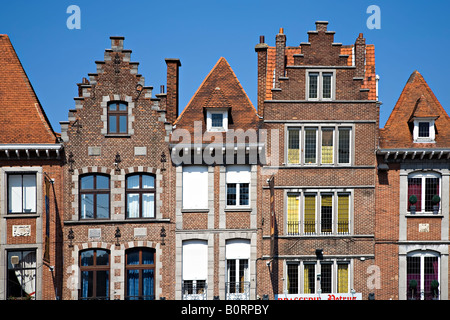 Traditional brick buildings at Tournai, Belgium Stock Photo - Alamy