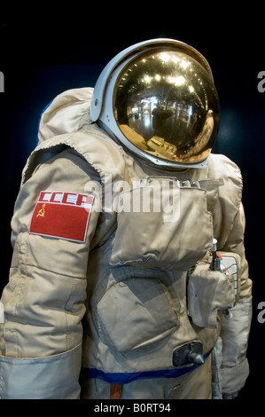 Soviet astronaut spacesuit in Museum of Cosmonautics Stock Photo - Alamy