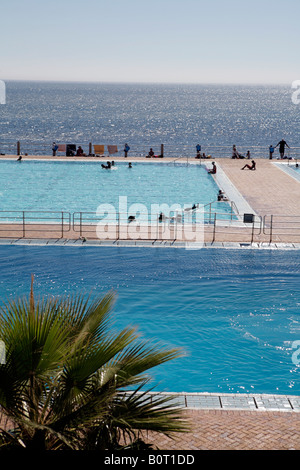 Sea Point public swimming pools, Cape Town, South Africa Stock Photo ...