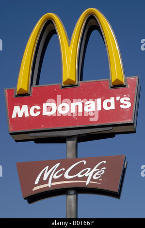 Mac Cafè at Mac Donalds Stock Photo - Alamy