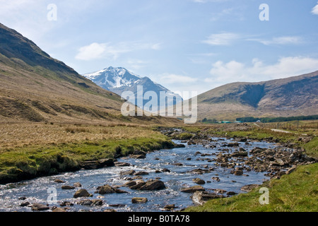 Magnificient Scottish mountain Ben Lui (1130 metres) with the Ben Lui ...