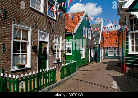 Netherlands Marken holland dutch island peninsula dyke dike bank dam ...