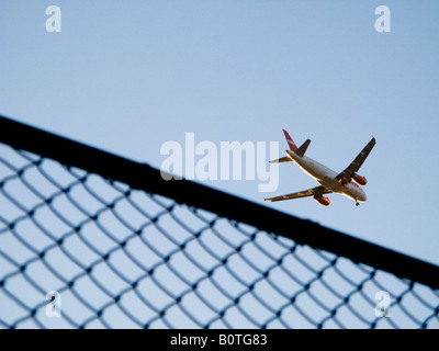 Airplane overflies the city of Sao Paulo SP Brazil 03 28 08 Stock Photo ...