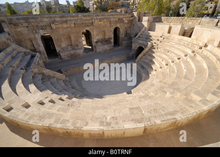 Ruins of roman Theatre Odeon Amman - Jordanian Jordan Arabia Stock ...