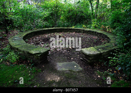 COUNCIL RING DESIGNED BY JENS JENSEN IN THE CLEARING IN ELLISON BAY ...
