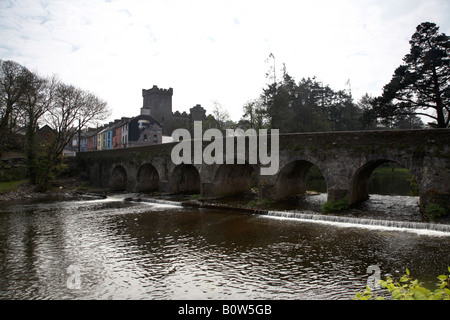 Macroom Cork Bridge river sullane lee valley Castle Stock Photo - Alamy