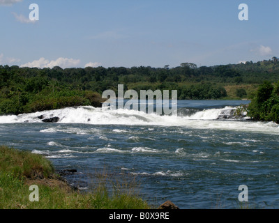 Nile River at Bujagali Falls near Jinja, Uganda, East Africa Stock ...