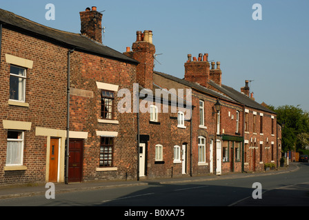 Terraced houses, Croston, Lancashire Stock Photo - Alamy