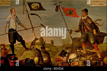 Allegorical presentation of the war 1600 1650 Stock Photo - Alamy