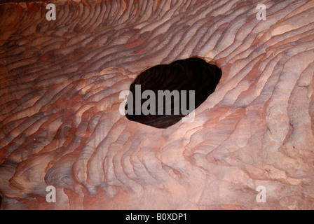 STONE STRUCTURES Nabataean ancient town Petra Jordan Arabia Stock Photo ...