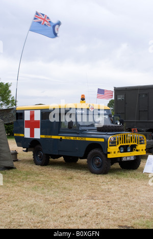 Land Rover ambulance for the British Red Cross Stock Photo - Alamy