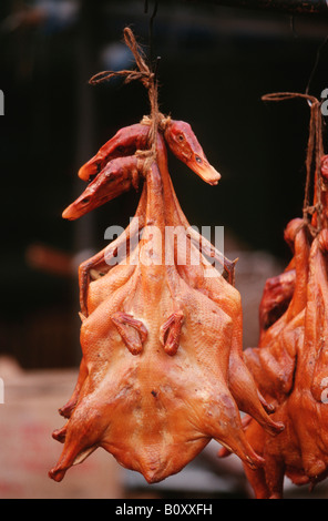 roasted ducks in Chengdu marktet, China, Sichuan Stock Photo - Alamy