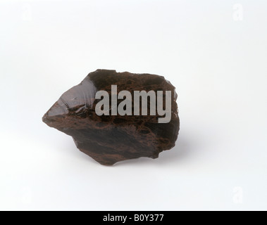 Obsidian, igneous rock Stock Photo - Alamy