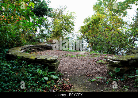 COUNCIL RING DESIGNED BY JENS JENSEN IN THE CLEARING IN ELLISON BAY ...