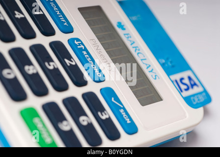 Stock photo of a Barclays PINSENTRY card reader Stock Photo - Alamy