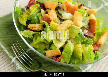 Fresh salad served in a bowl at a buffet location Stock Photo - Alamy