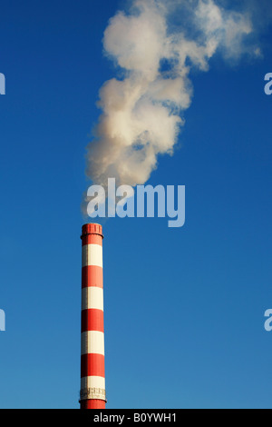 Smoke from industrial chimney stalk Stock Photo - Alamy