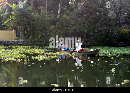 Two Indian Boys in a Rowing Boat, Lake Pichola, Rajasthan, India Stock ...