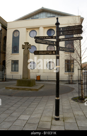 Worthing, Town Sign, Sussex Stock Photo - Alamy