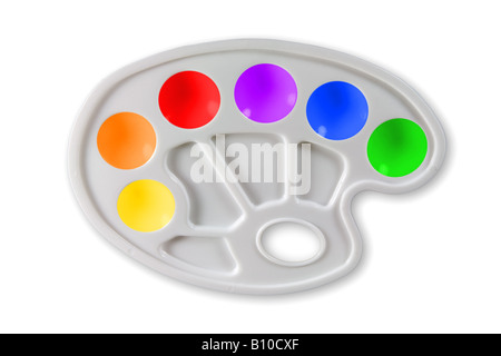 color palette with multicolored ayl colors Stock Photo - Alamy