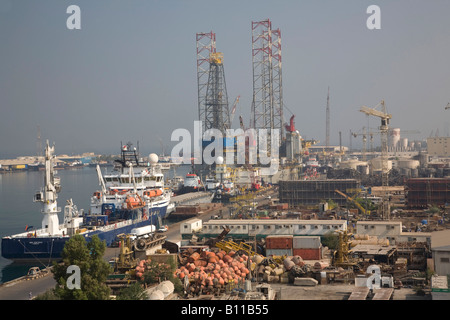 Overview of Port Khalid Port operations in United Arab Emirates Stock ...