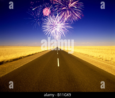 ROUTE B1 DESERT HIGHWAY NAMIBIA Stock Photo - Alamy