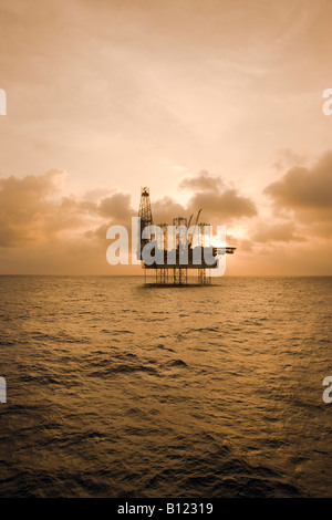 Ensco rig. Natuna Field. Sea South China Sea. Indonesia Stock Photo - Alamy