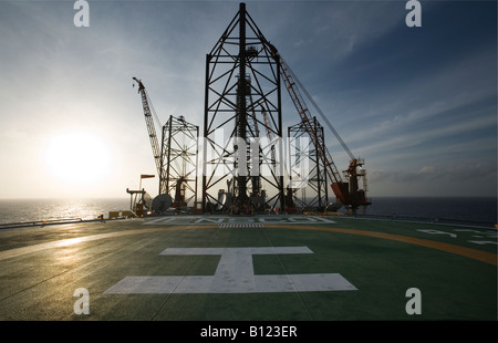 Ensco rig. Natuna Field. Sea South China Sea. Indonesia Stock Photo - Alamy