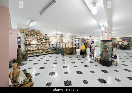 Alabaster souvenir factory on the west bank of the Nile River Luxor ...