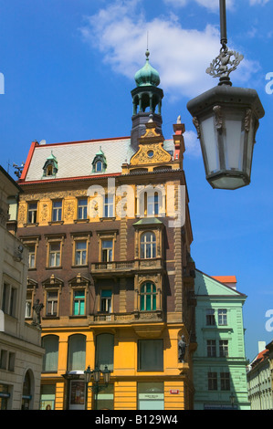 Prague Czech Republic. Old historical buildings by the river Vltava ...