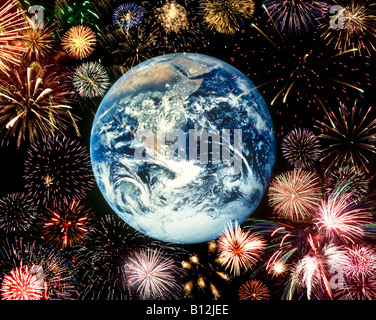 Whole Planet Earth From Space Stock Photo - Alamy