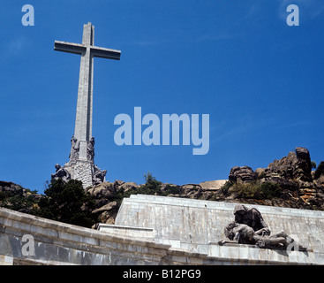 The Valley of the Fallen memorial was built by General Franco honouring ...