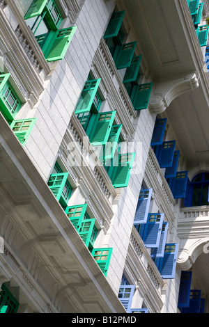 Graphic shot of the Exterior shutters of the MICA (Ministry of ...
