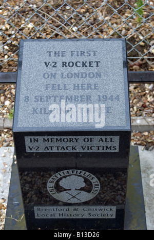 V2 memorial to the victims of the first German V2 rocket attack of ...