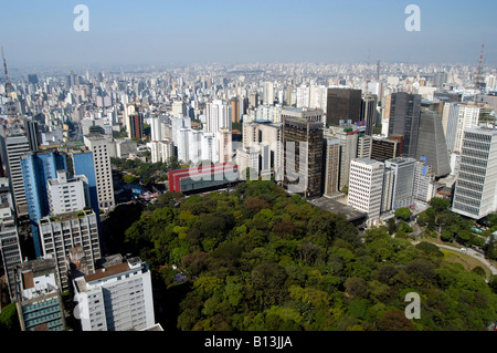 Aerial view of MASP the Museum of Art Sao Paulo Brazil Stock Photo - Alamy