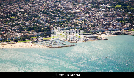Aerial view of Ryde, Isle of Wight Stock Photo - Alamy