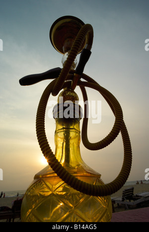 hooka hubble-bubble beach cafe Stock Photo - Alamy