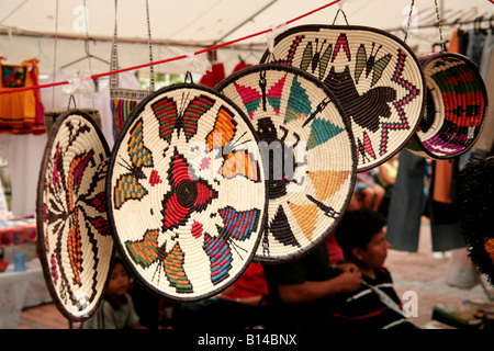 Hand made Embera craft for sale at the Embera Puru Village in Panama ...