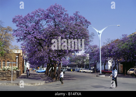 geography / travel, Zimbabwe, Harare, street scenes, street with ...