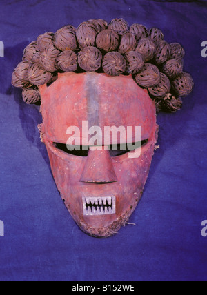 fine arts, Africa, sculpture, masks, Bayaka initiation mask, painted ...