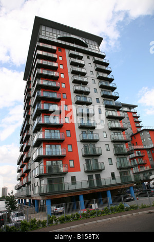 A newly built block of apartments called Mast Quay overlooking the ...
