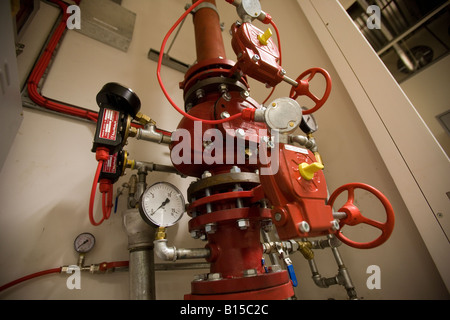 Fire sprinkler system in office building. Fire safety. Stavanger ...